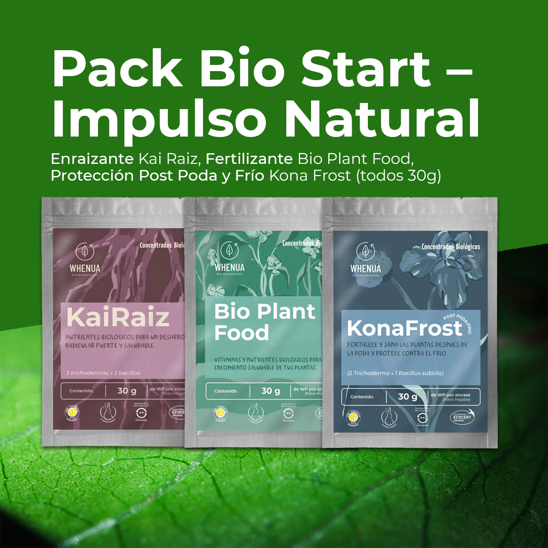 Pack Bio Start 30 g – Inicio Biológico | Whenua