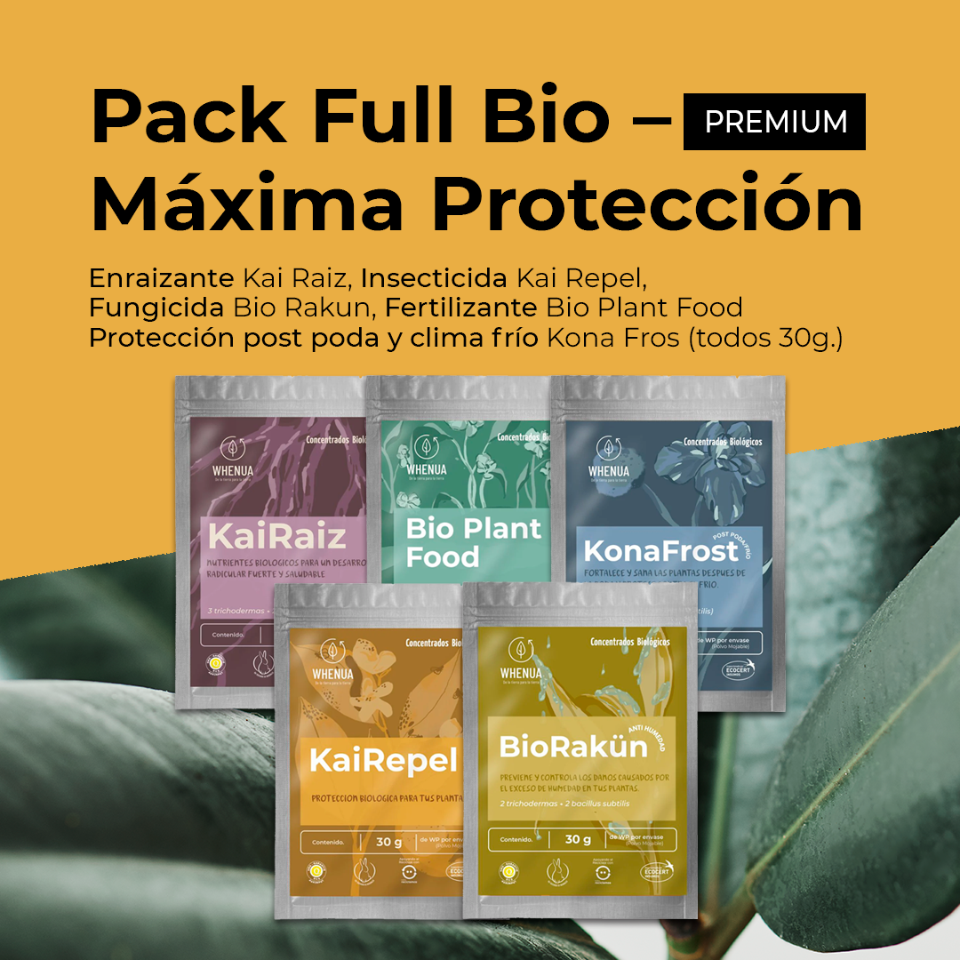Pack Full Bio Premium 30 g – 5 Concentrados | Whenua